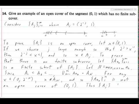 Baby Rudin Chapter 2 Exercise 14 - YouTube