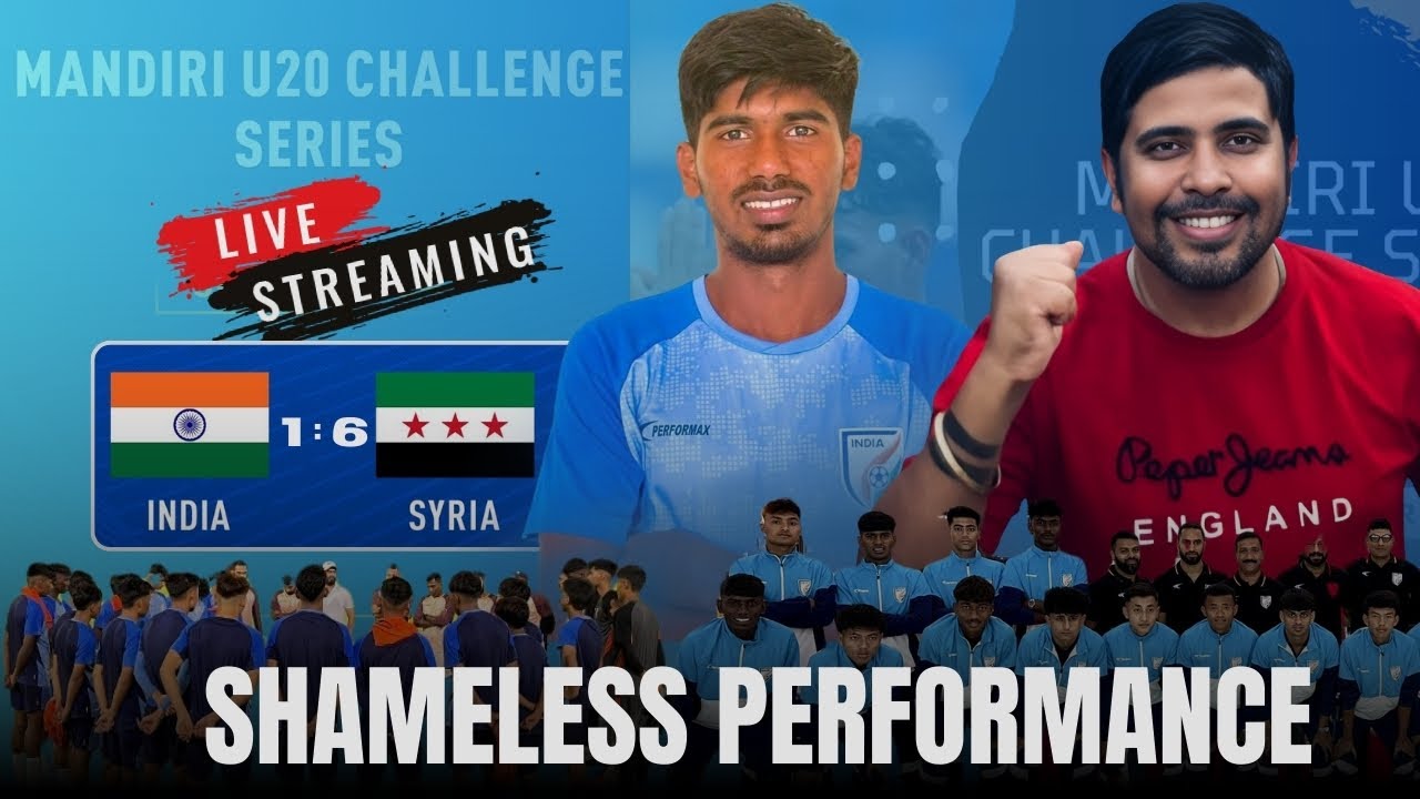 ⏰Live - India U20 1 vs 6 Syria U20↪️ Mandiri U20 Challenge Series🏆# ...