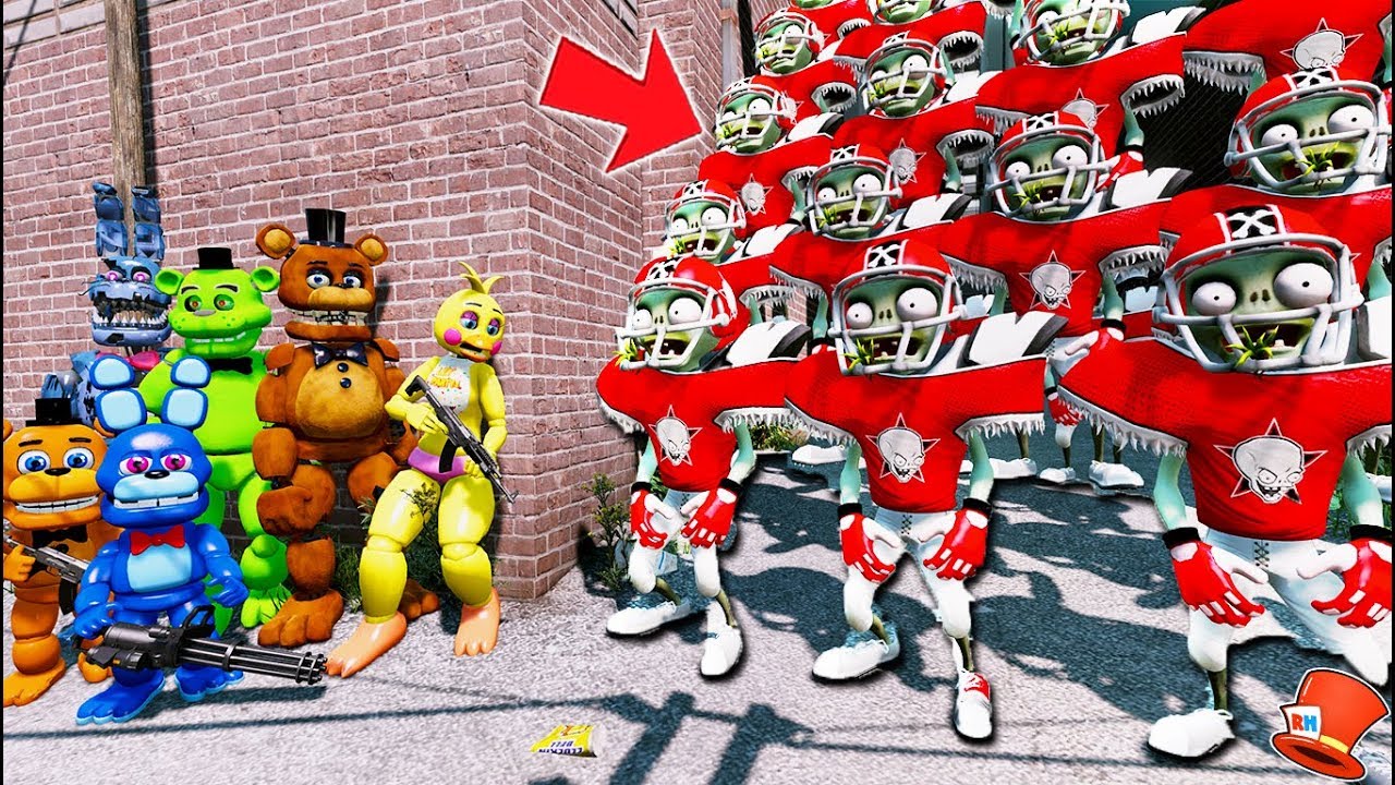 CAN ANIMATRONICS DEFEAT ALLSTAR ZOMBIE BOSS ARMY? PLANTS vs ZOMBIES ...