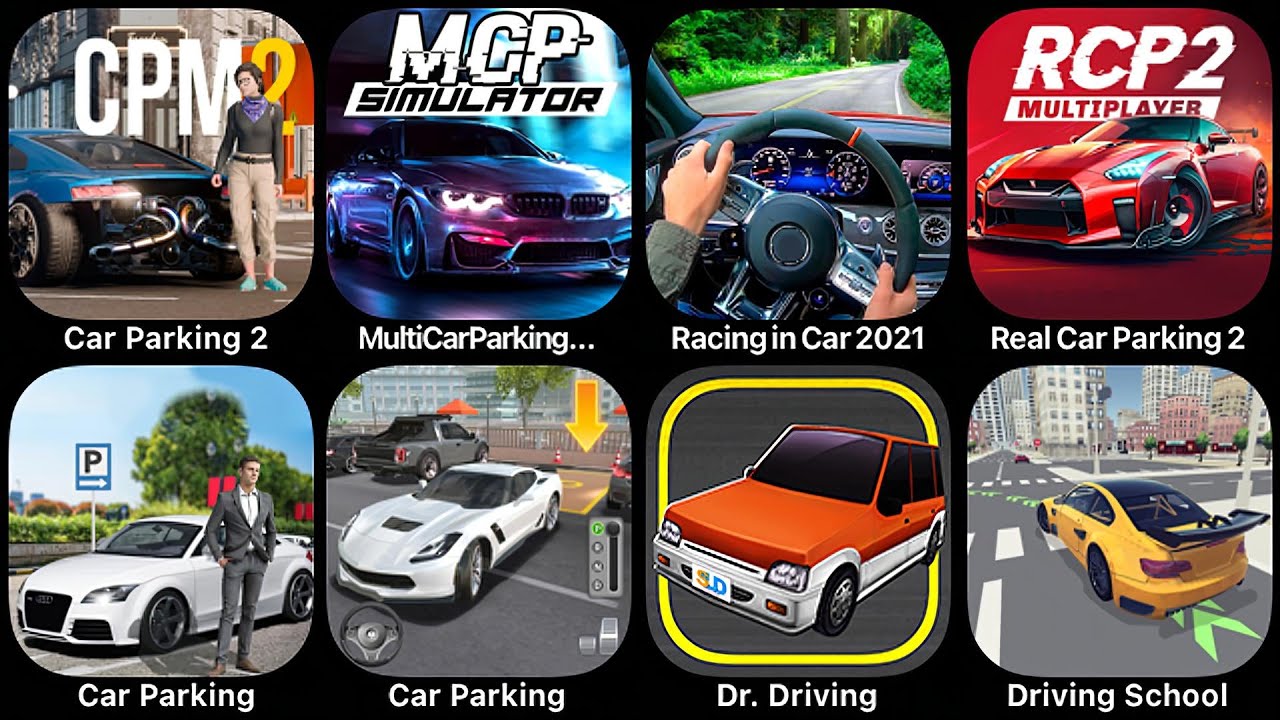 Car Parking 2, Multi Car Parking, Racing in Car 2021, Real Car Parking ...