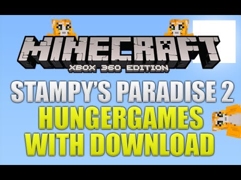Minecraft Xbox 360: Stampy's Paradise 2 Hunger Games With Download ...