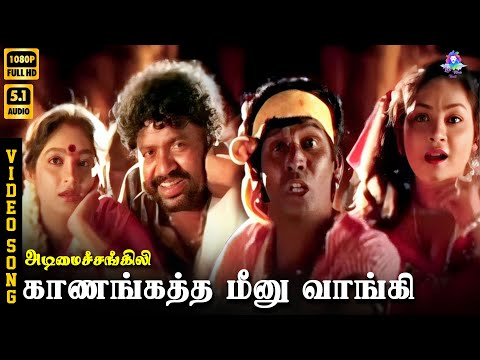Kaanangatha Meenu Vaangi | Video Song 5.1 | Vadivelu | Sunitha | John Babu | Anuradha Sriram | Deva
