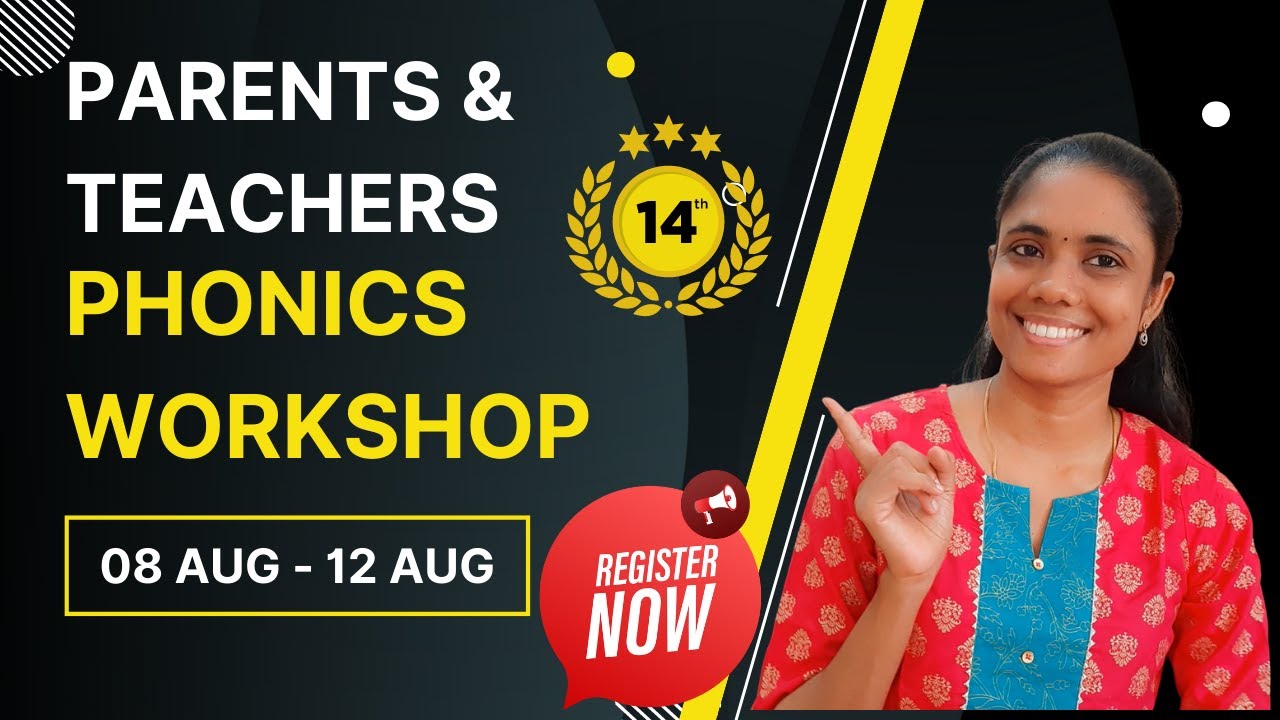 Parents and Teachers Workshop| Start Your Own Phonics Classes|Katral ...