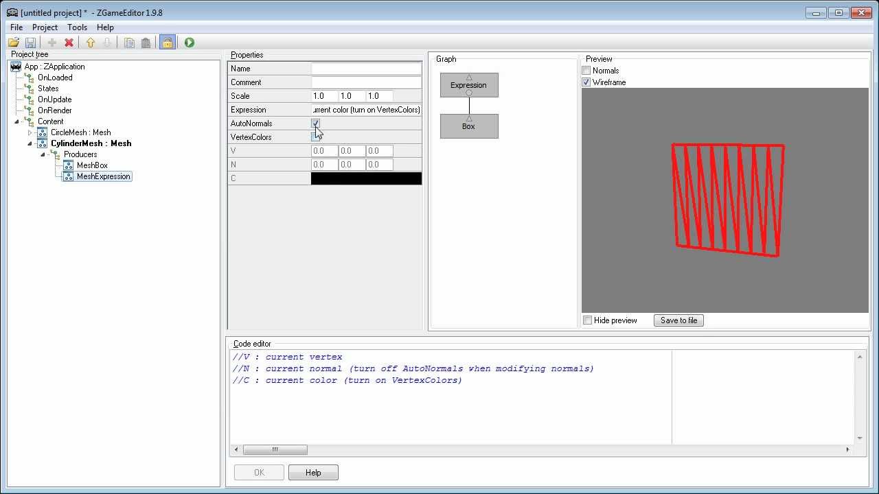ZGameEditor tutorial: Procedural Mesh (HD) - YouTube