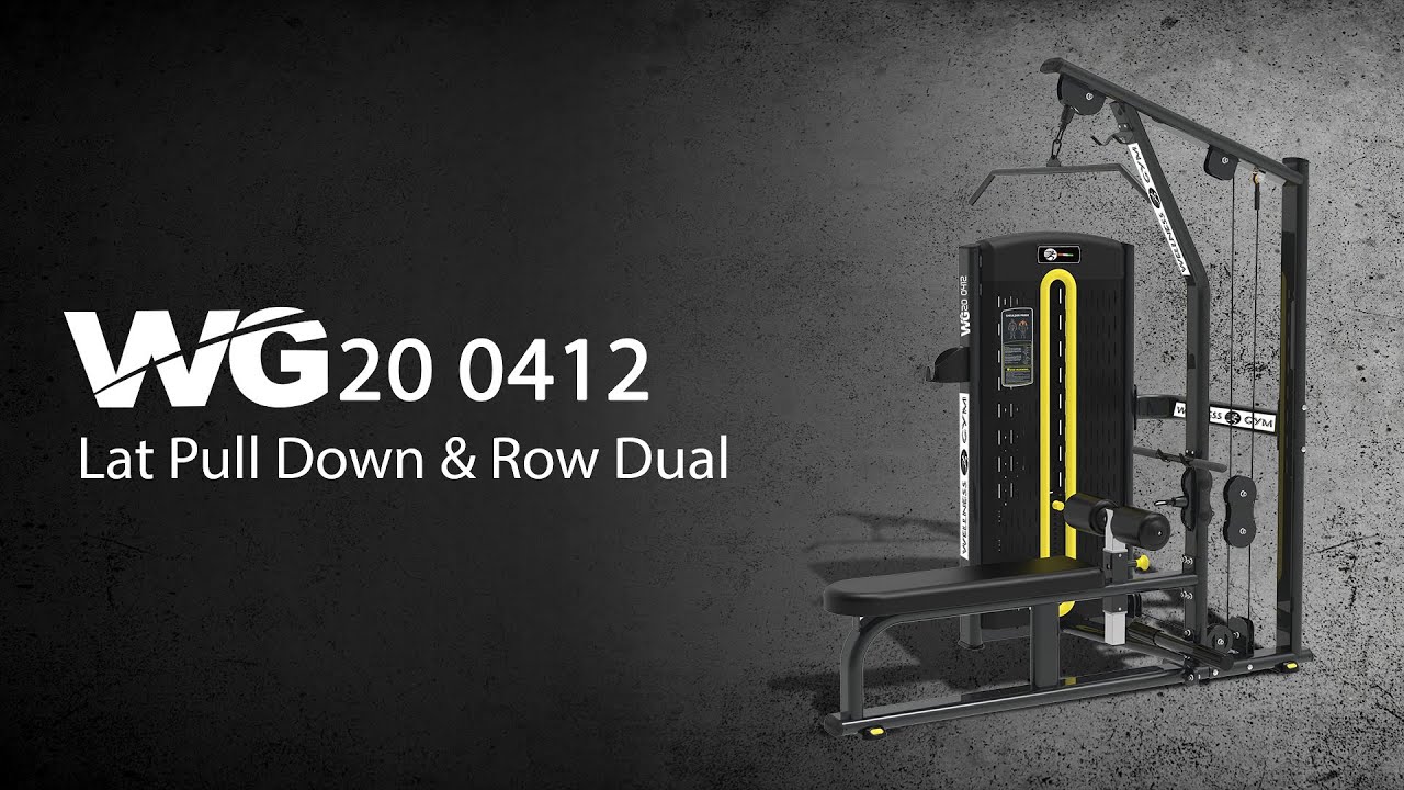 How to Use Lat Pull Down & Row Dual | WG 20 0412 | Imported Strength ...