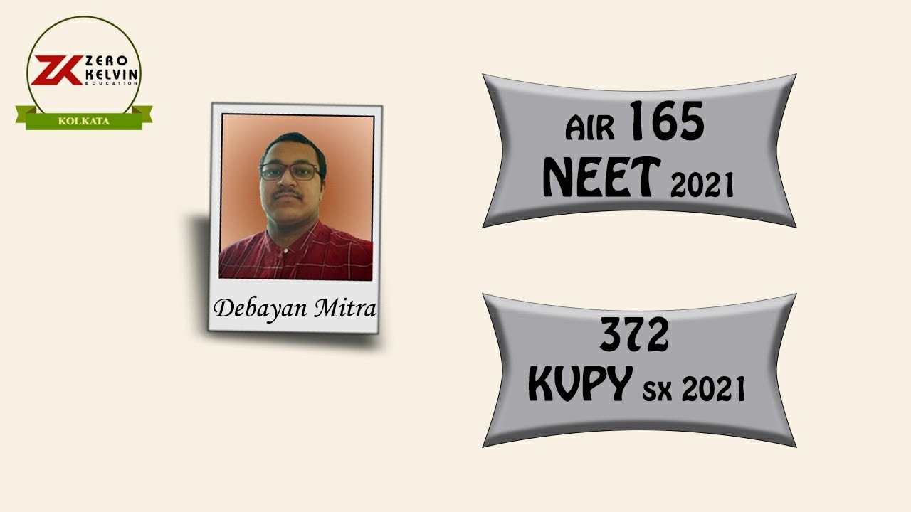 Debayan Mitra | AIR 165 NEET UG 2021 - YouTube
