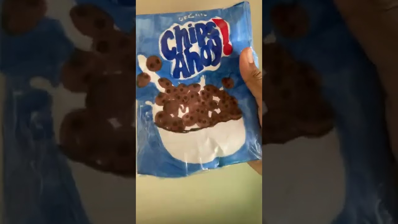 Chips Ahoy Cereal Paper Squishy YouTube Chips Ahoy Cereal Paper Squishy YouTube