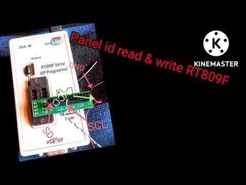 How to read Panel ID EPROM using RT809F - YouTube