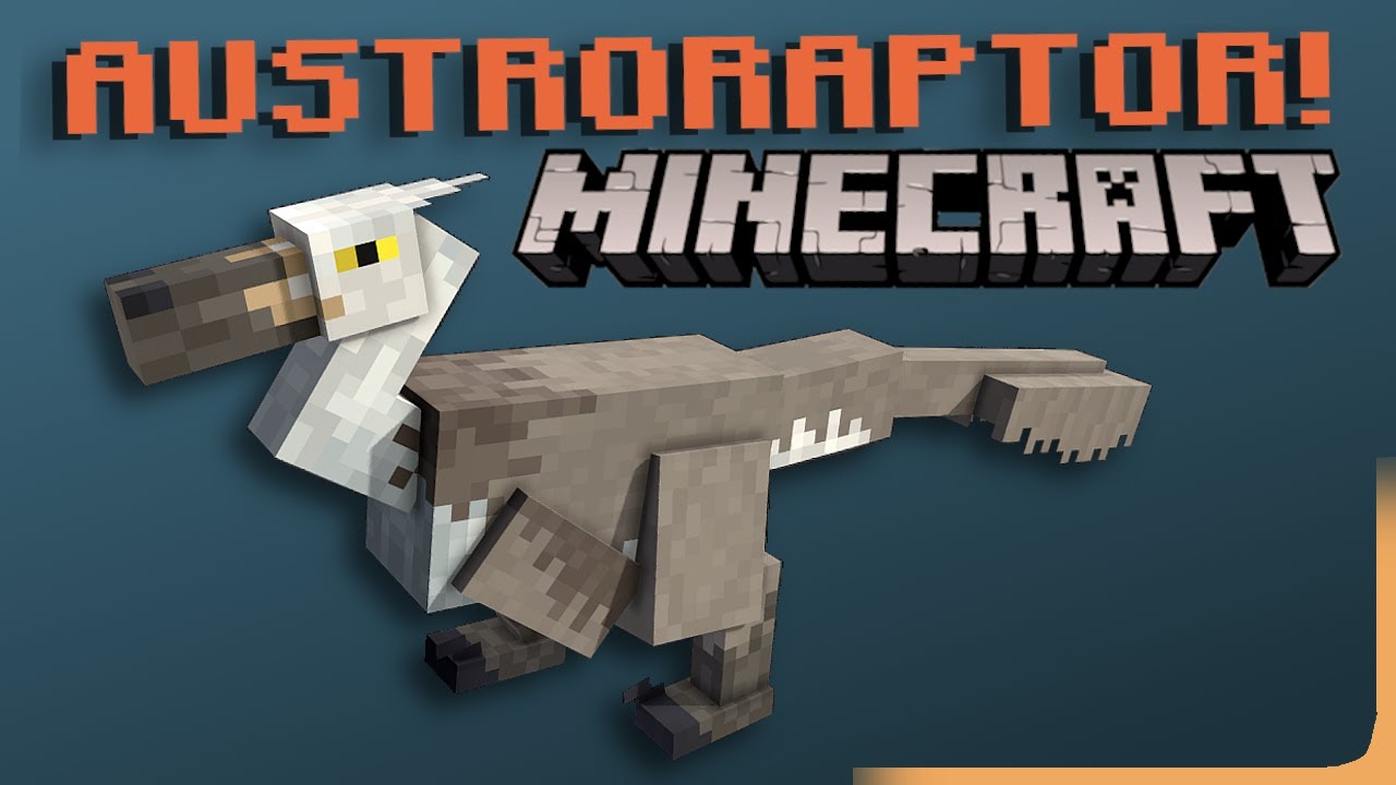Austroraptor! - Minecraft Dinosaur Addon - YouTube