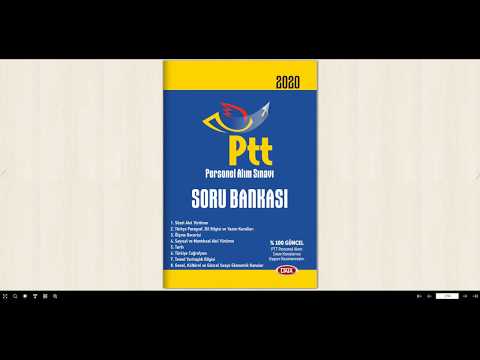 Data Yayınları PTT Personel Alım Sınavı Soru Bankası 2020