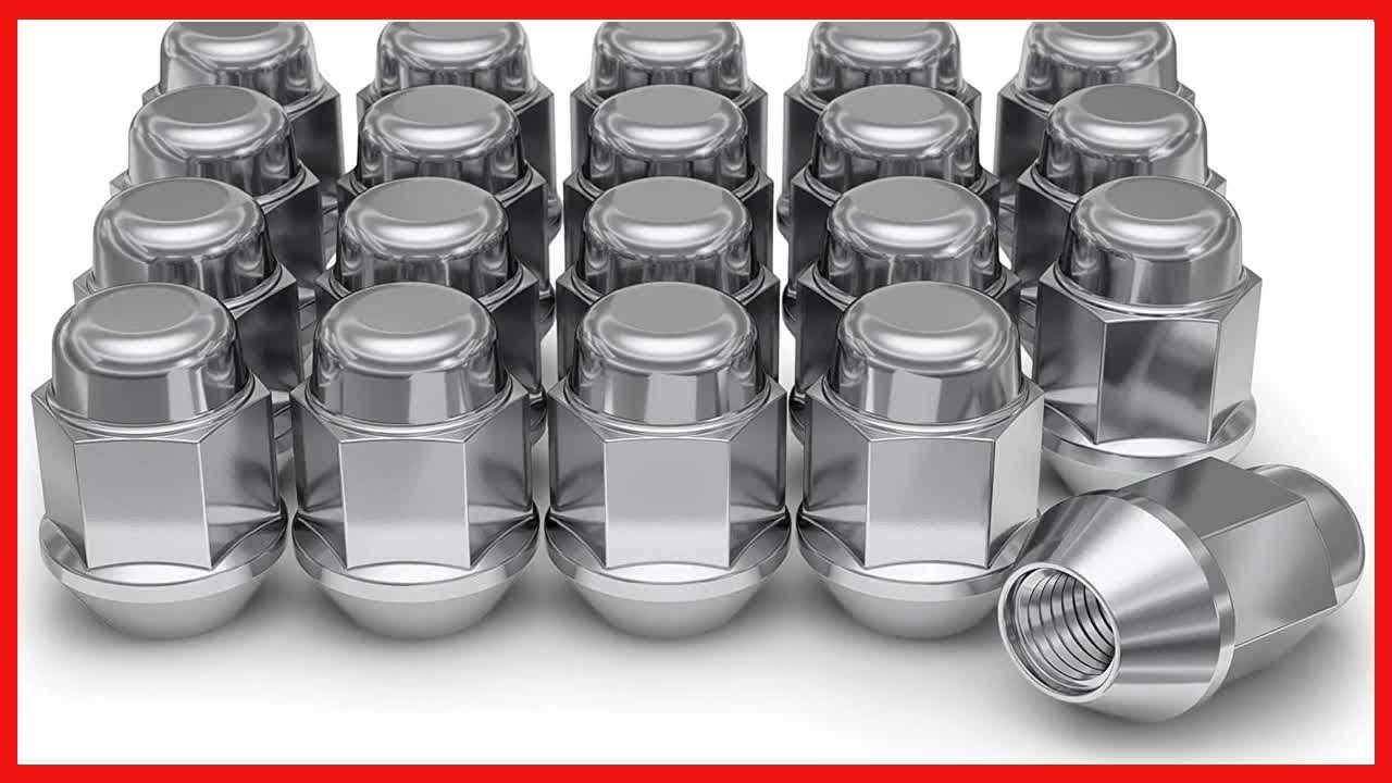 Great product - White Knight 1704S-20AM Chrome 1/2"-20 Bulge Acorn Lug ...