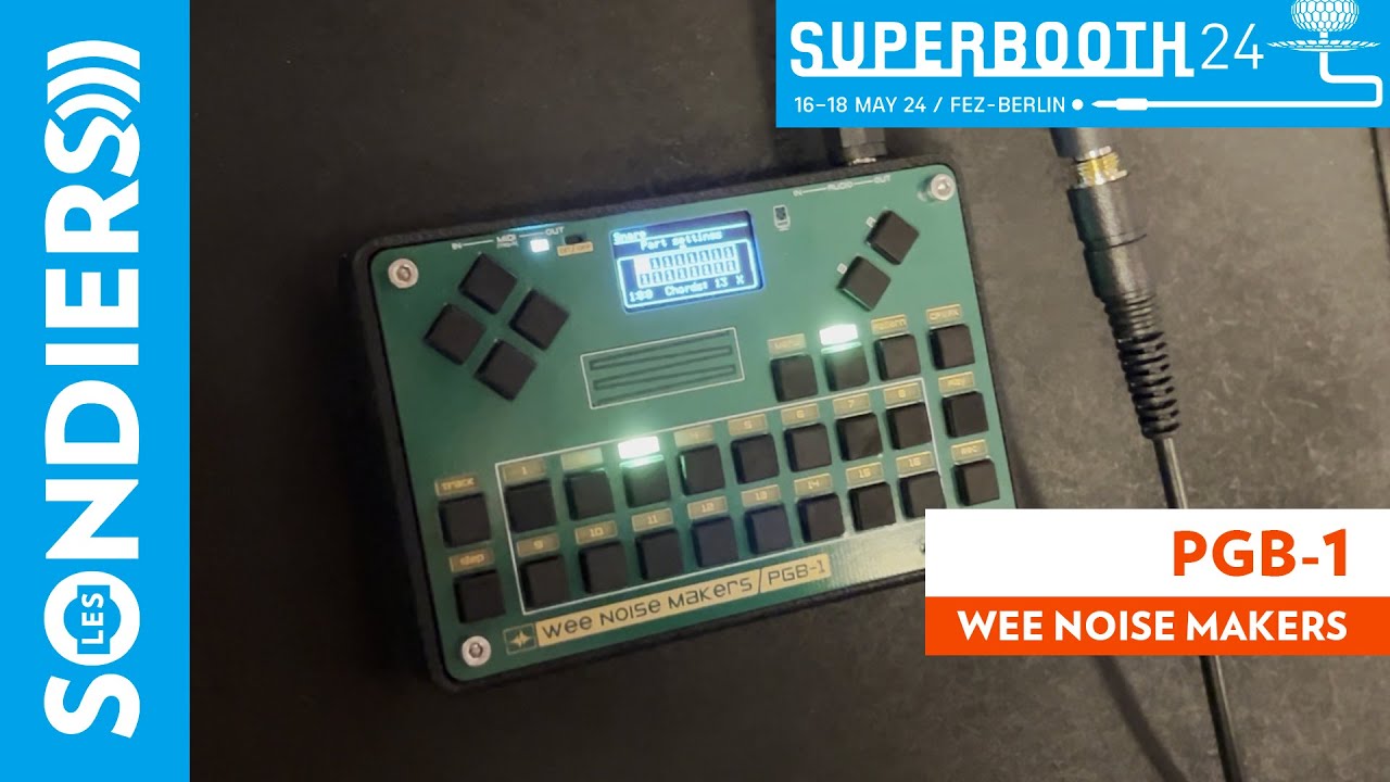 WEE NOISE MAKERS PGB-1 [SUPERBOOTH 2024] - YouTube
