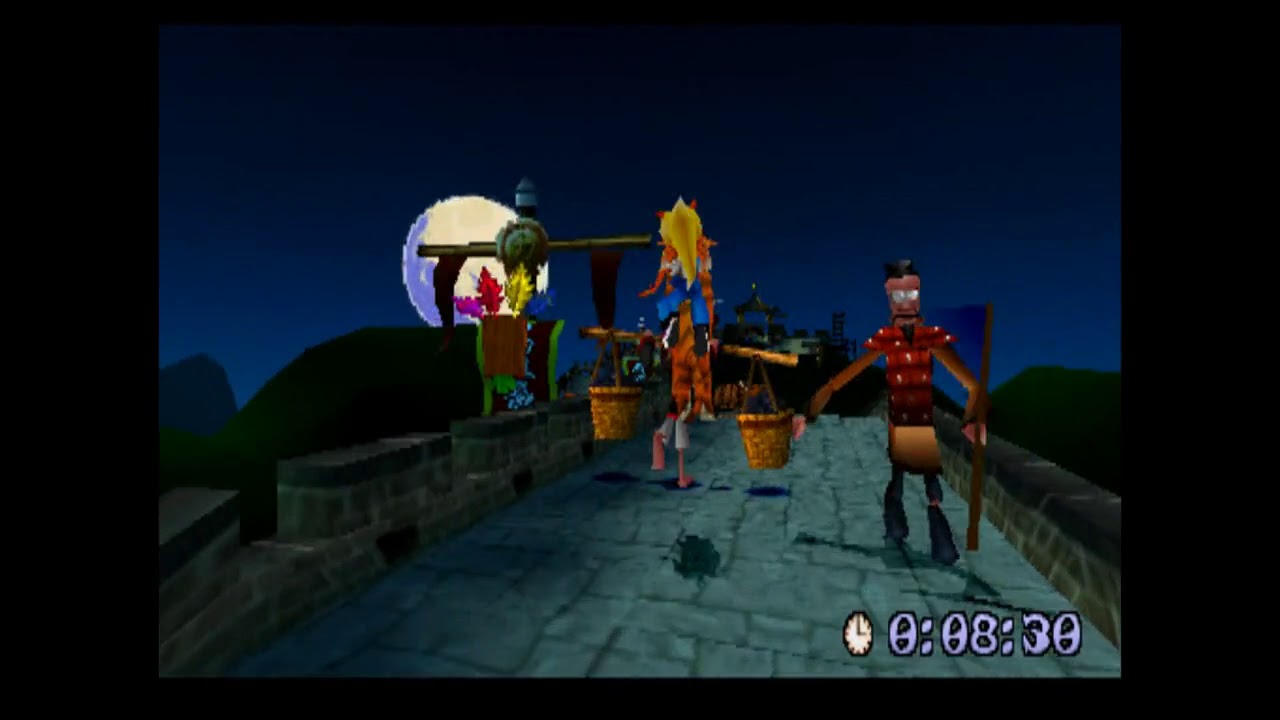 Crash Bandicoot 3: Warped (PS1) 105% Walkthrough - Part 27 - Midnight ...