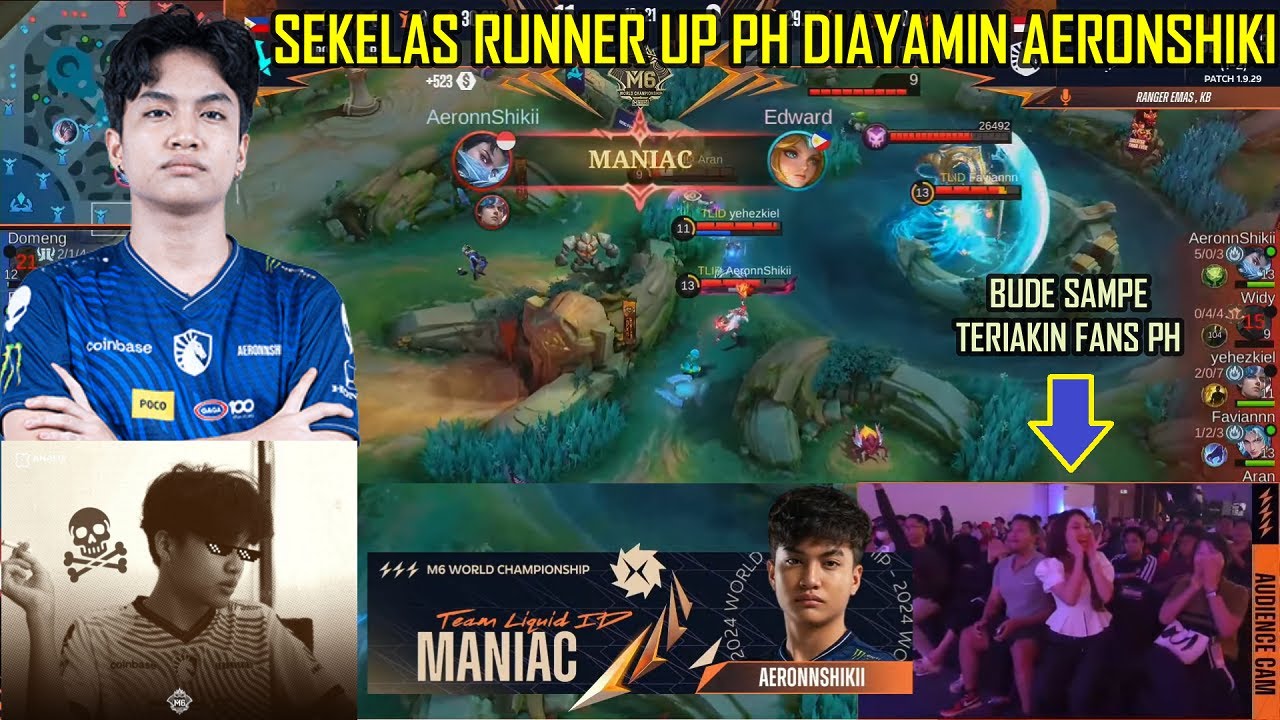 AERONSHIKI MANIAC !! TEAM LIQUID ID VS AURORA MLBB GAME 1 | TL ID VS ...