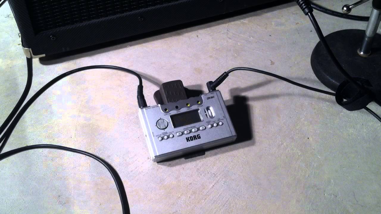 Korg Pandora PX5D (Flanger 4) Demo - YouTube