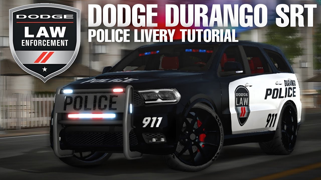 Making A Dodge Durango Police Livery (Easy) | Car Parking Multiplayer ...