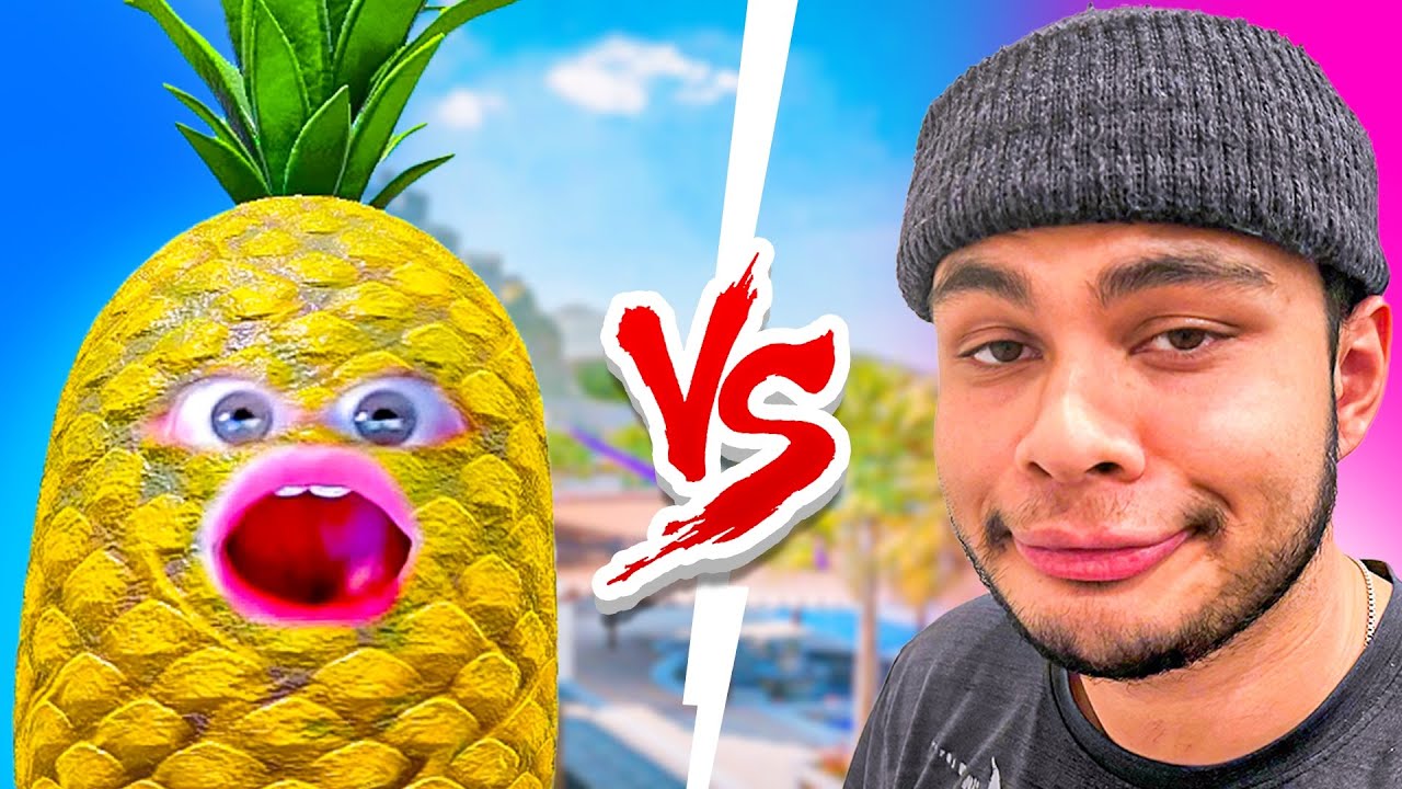 Skittlz vs Sir Pineapple 1v1 (HILARIOUS) - YouTube