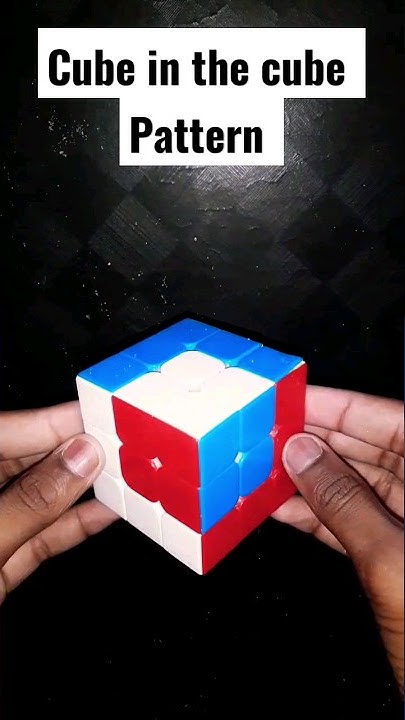 How to Make cube in the cube pattern [Simple trick]...😱#shorts#viral - YouTube