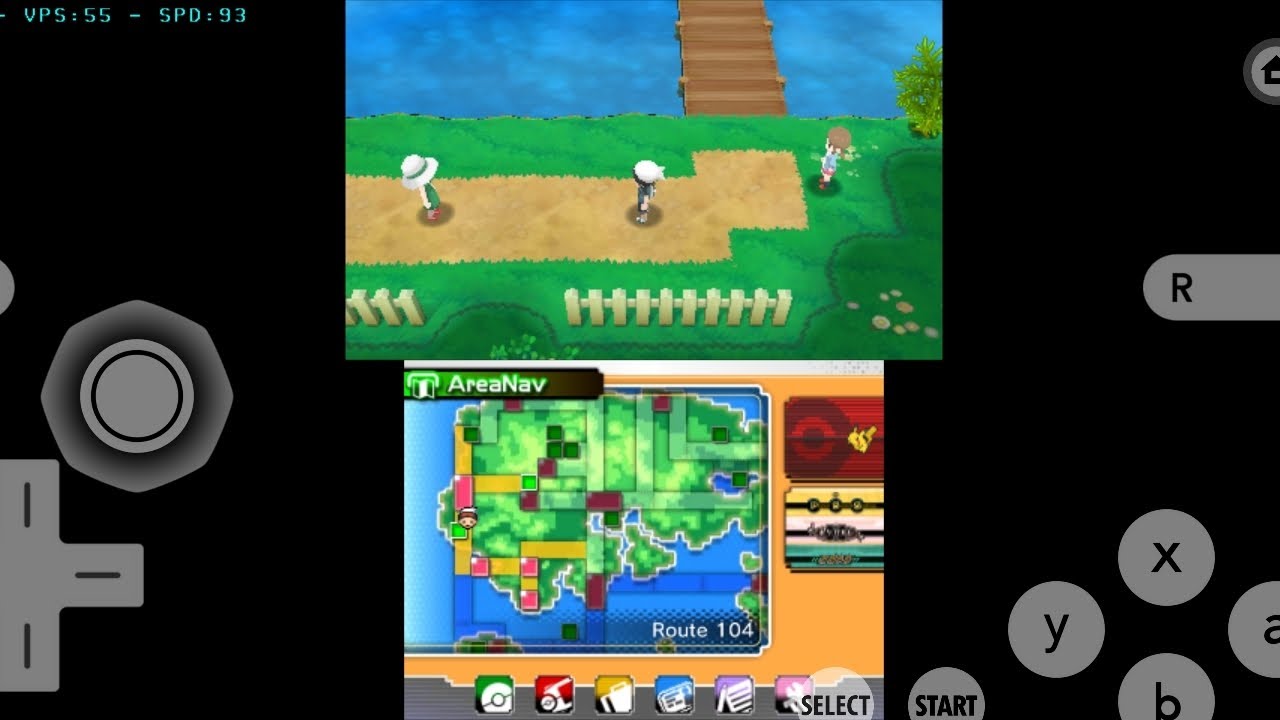 3 gb ram phone main 30 fps in citra Pokemon omega ruby - YouTube