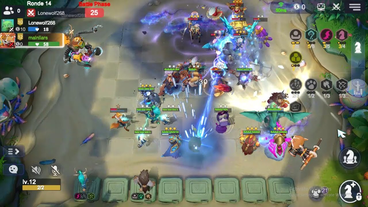 Auto Chess : 7 Human - 5 Mage - 3 Dragon - 3 Knight - 2 Spirit Synergy ...