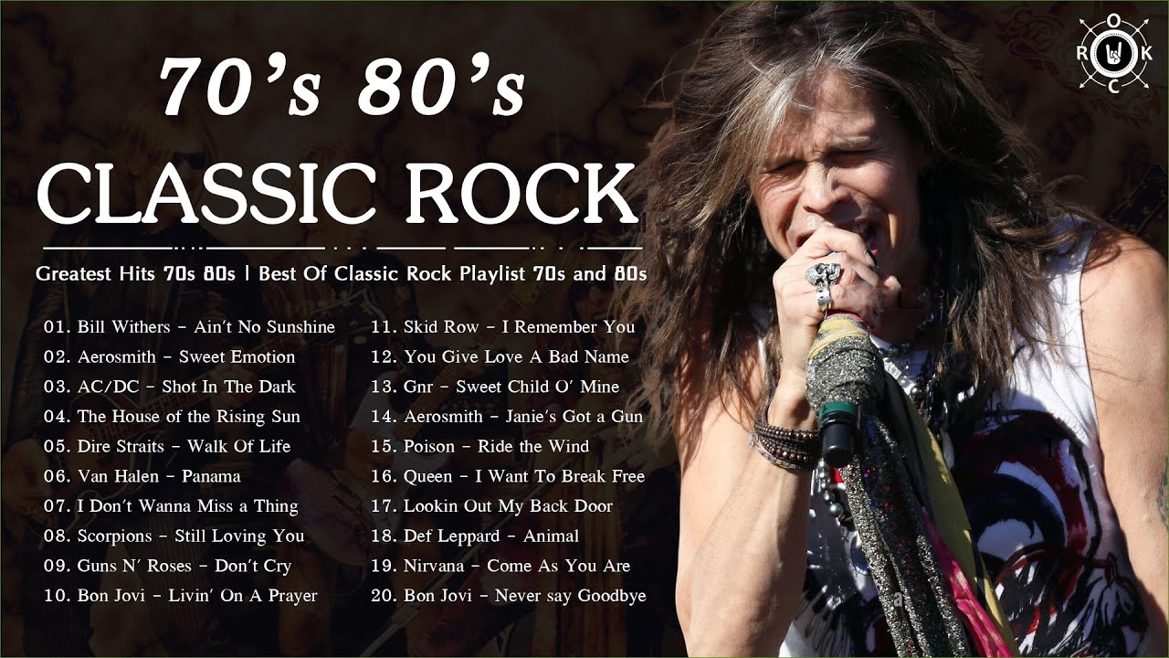 Best Of Classic Rock Playlist 70s and 80s 🎻 Summary Of The Best Rock ...