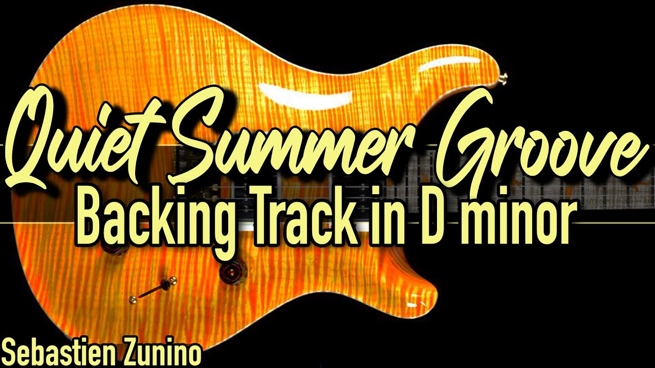 Quiet Summer Groove Backing Track in D minor | SZBT 1040 - YouTube