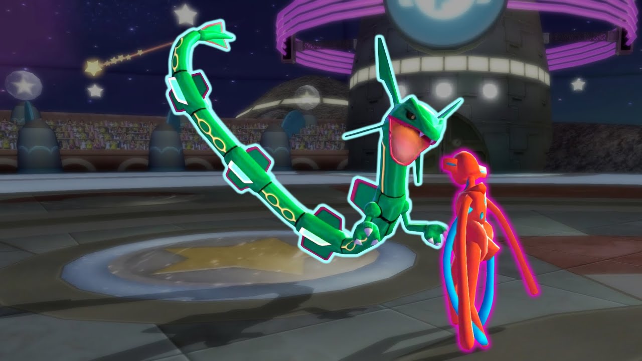 Legendary Space Fight: Deoxys vs Rayquaza - Pokemon Metronome Battle ...