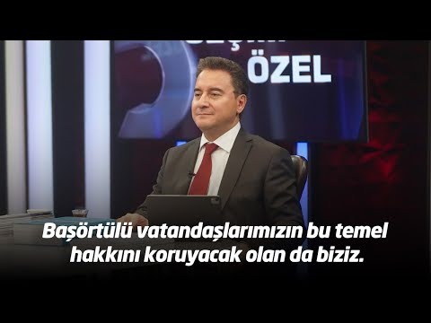 Başörtülü vatandaşlarımızın bu temel hakkını koruyacak olan da biziz.