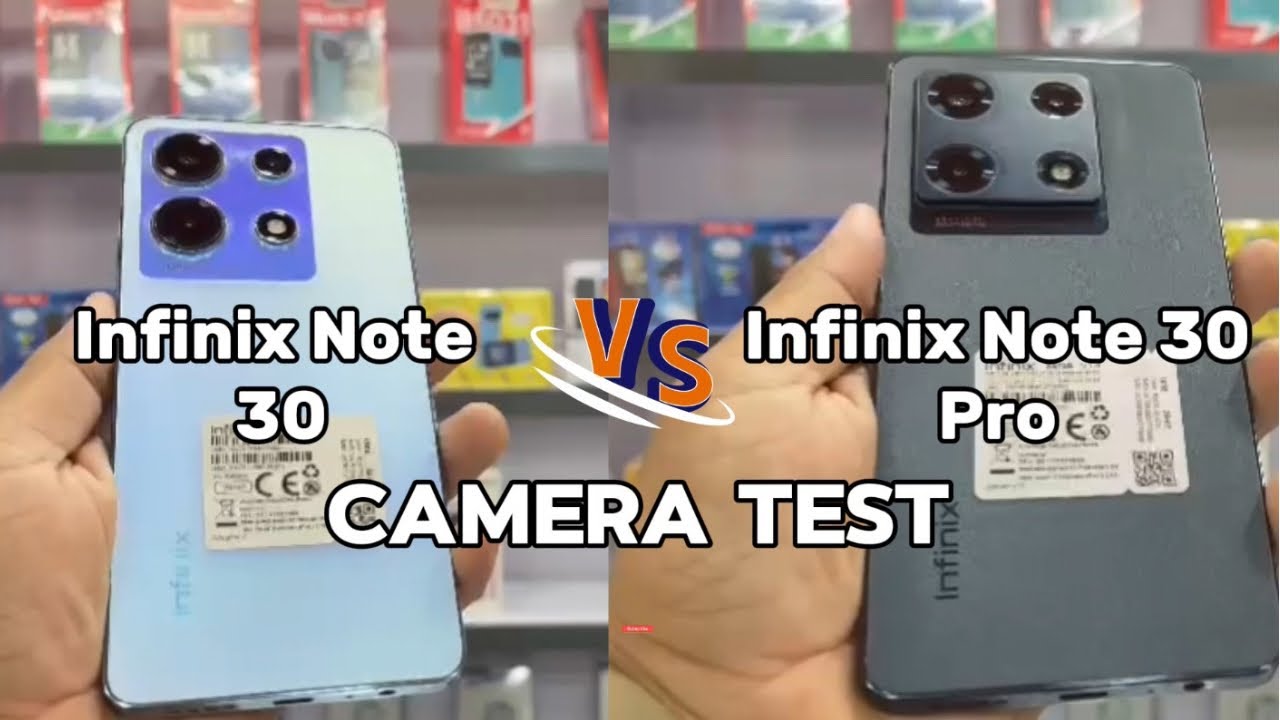 INFINIX NOTE 30 VS INFINIX NOTE 30 PRO Camera zoom test & Portrait Mood ...