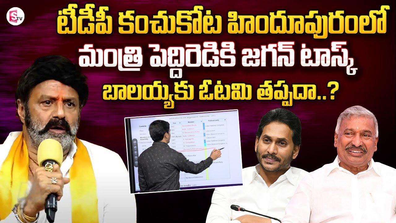 CM Jagan Special Focus on Hindupuram | Target Balakrishna | Peddi Reddy ...