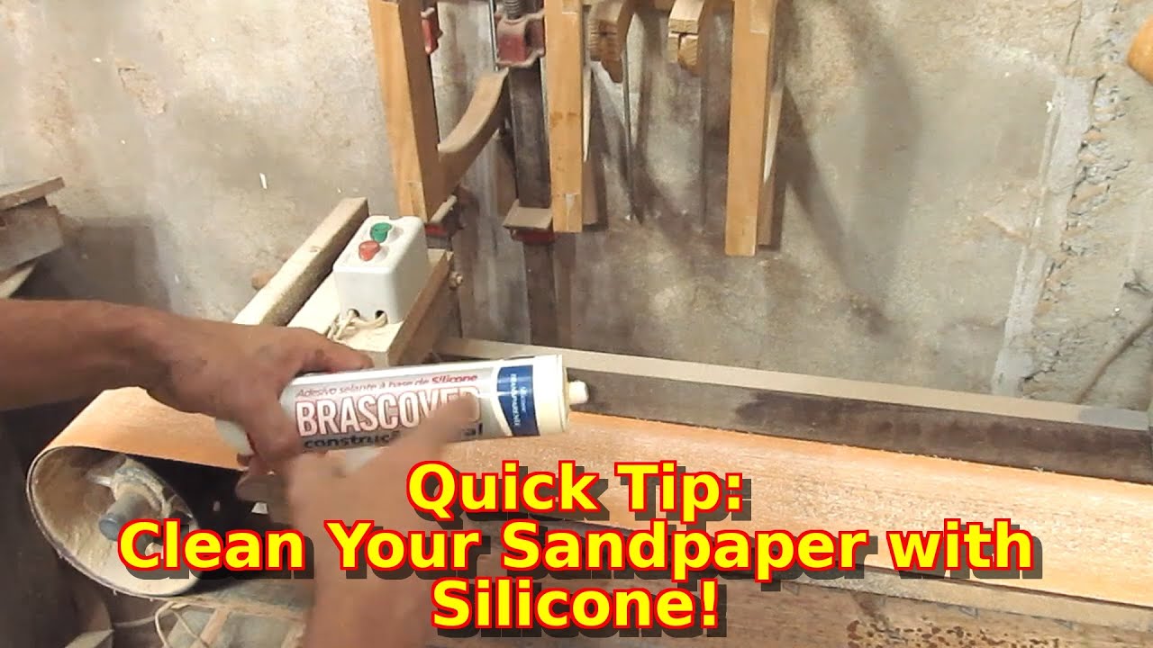 Quick Tip: How to Clean Silicone-Crusted Sandpaper Six - YouTube