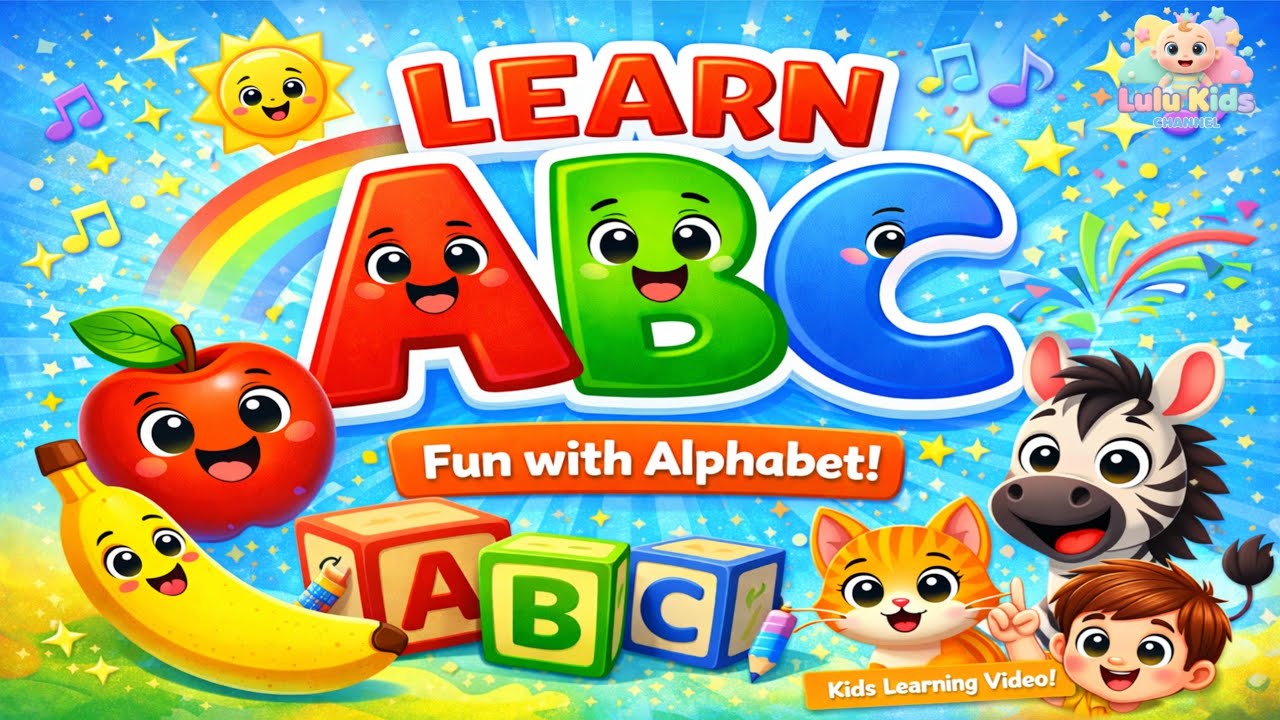 Learn ABC Alphabets for Kids | A to Z English Letters | Lulu Kids ...