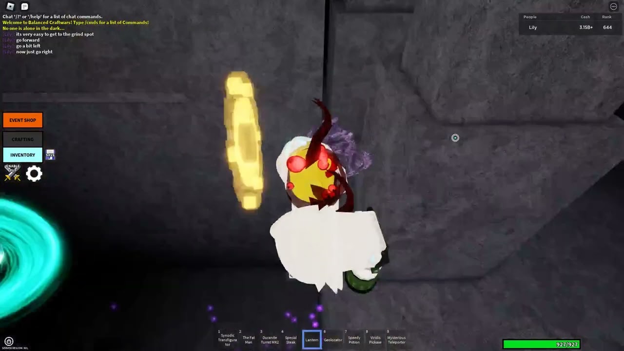 The beneath grind spot + directions in Balanced Craftwars - YouTube