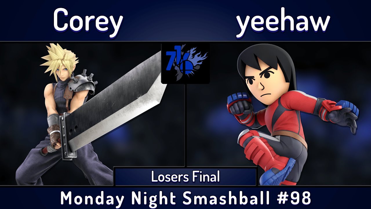 MNS # 98 | Corey (Cloud) vs yeehaw (Mii Brawler) | LF | SSBU Smash Ultimate - YouTube