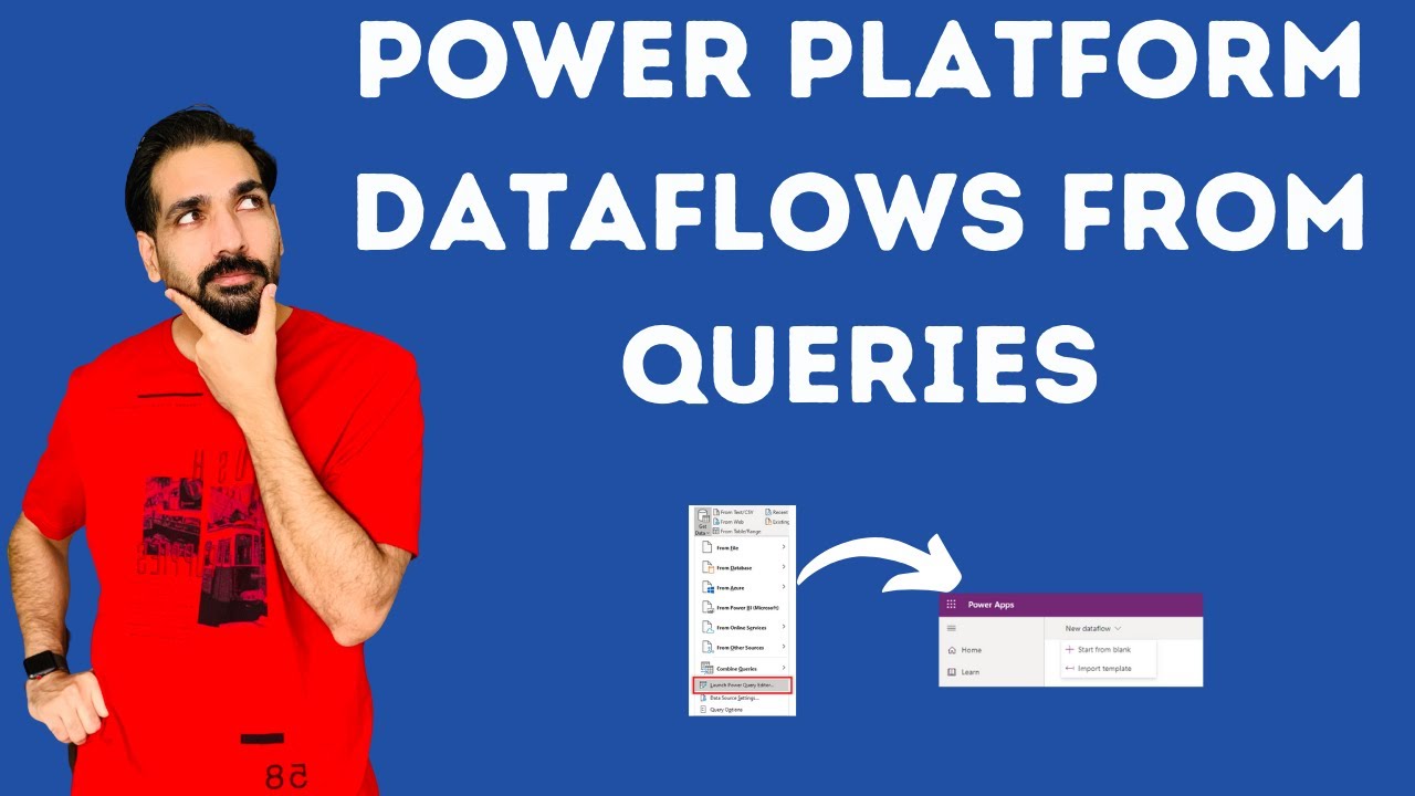 How To Create Ms Power Platform Dataflows From Queries In Microsoft Excel Pq Advance Ep8 Bc