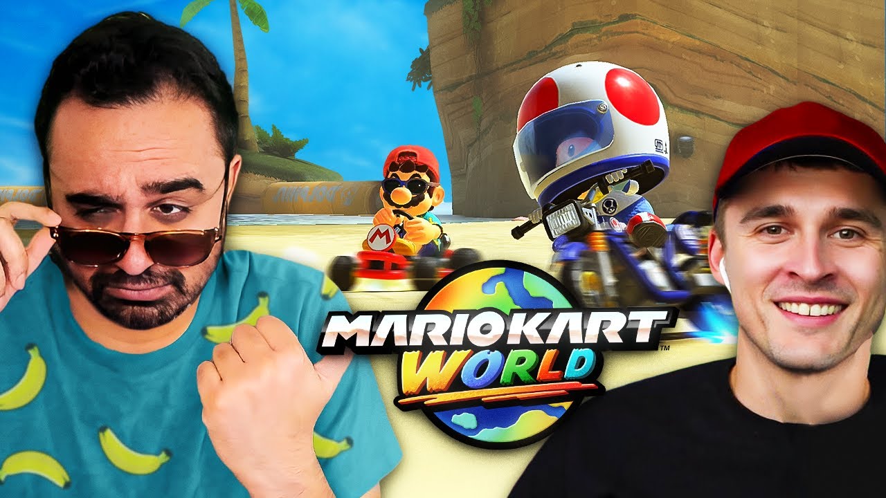 Mario Kart World racing with Ludwig! - YouTube