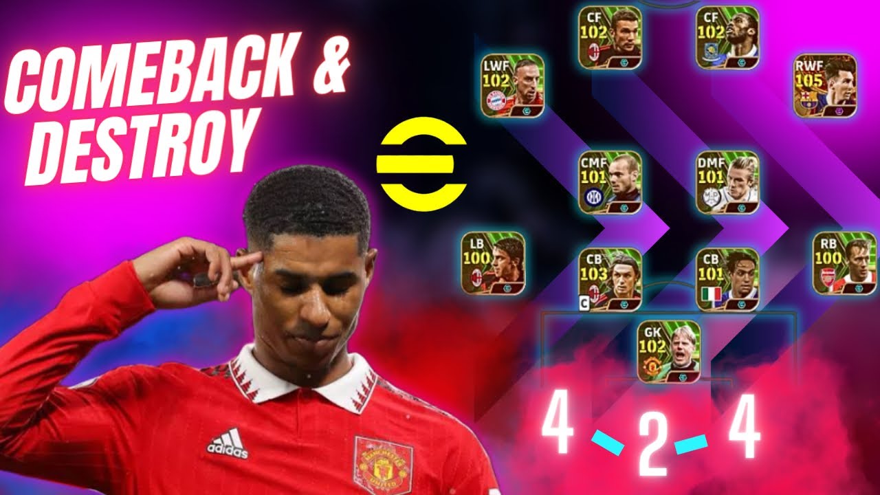 This is Why you Should Play in 424 Formation Long Ball Counter Gameplay ...