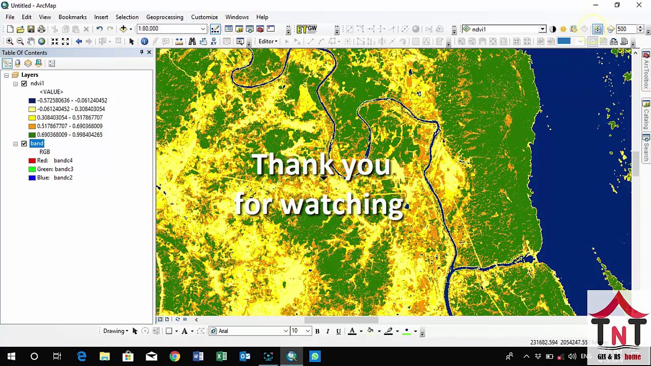 NDVI for Using Sentinel 2 Satellite Image Part 1 - YouTube