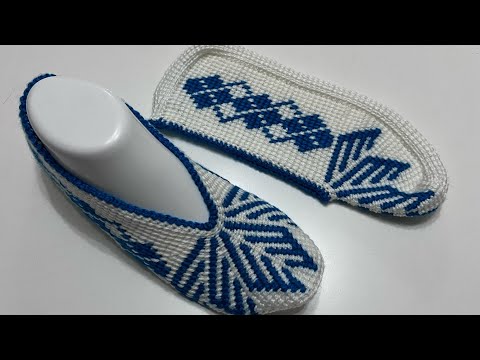 ekose baklava dilimi tunus patik #crochet #handmade #diy #cute