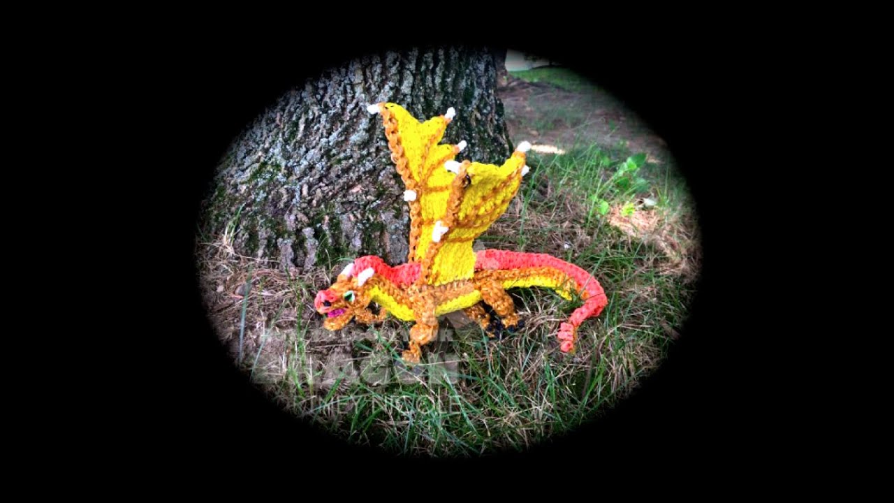 Part 2/4 Rainbow Loom Sunny/SandWing from Wings of Fire (1 Loom) - YouTube