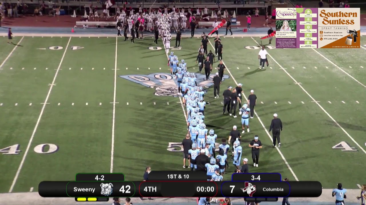 Sweeny Bulldogs vs. La Marques Cougars | Football - YouTube