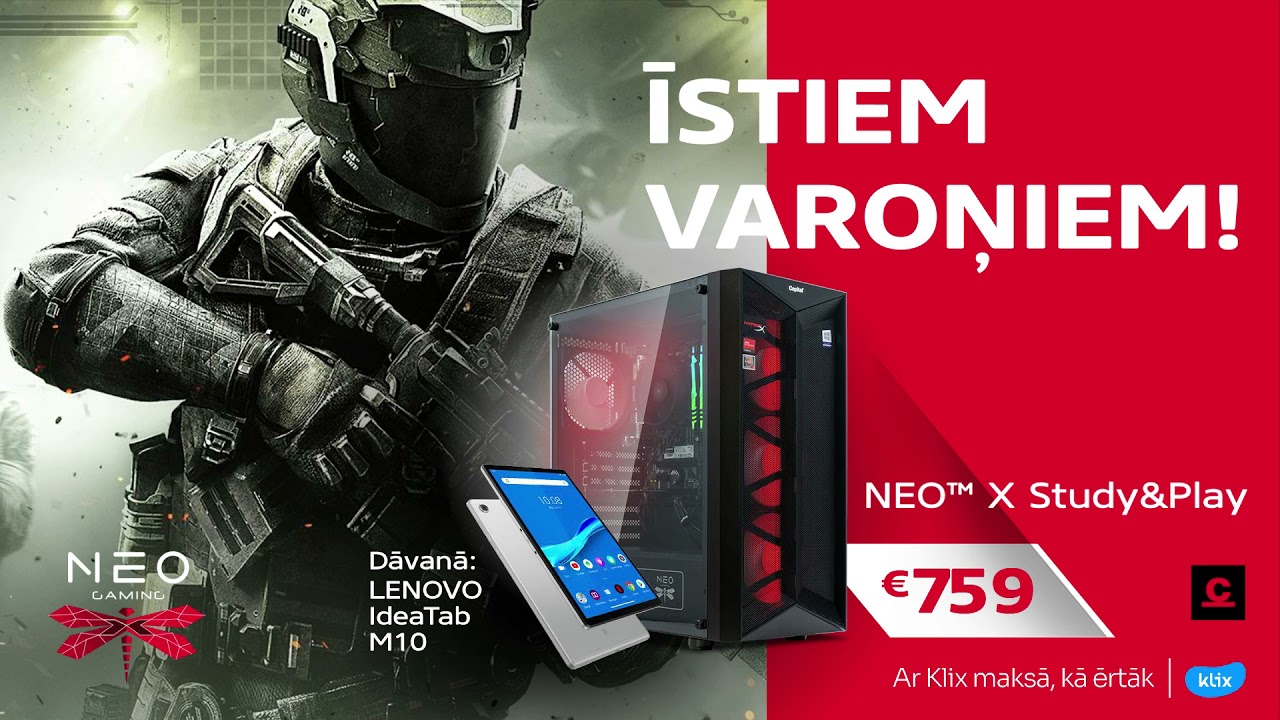Jaunais Gaming Dators - Capital NEO X Study&Play - YouTube