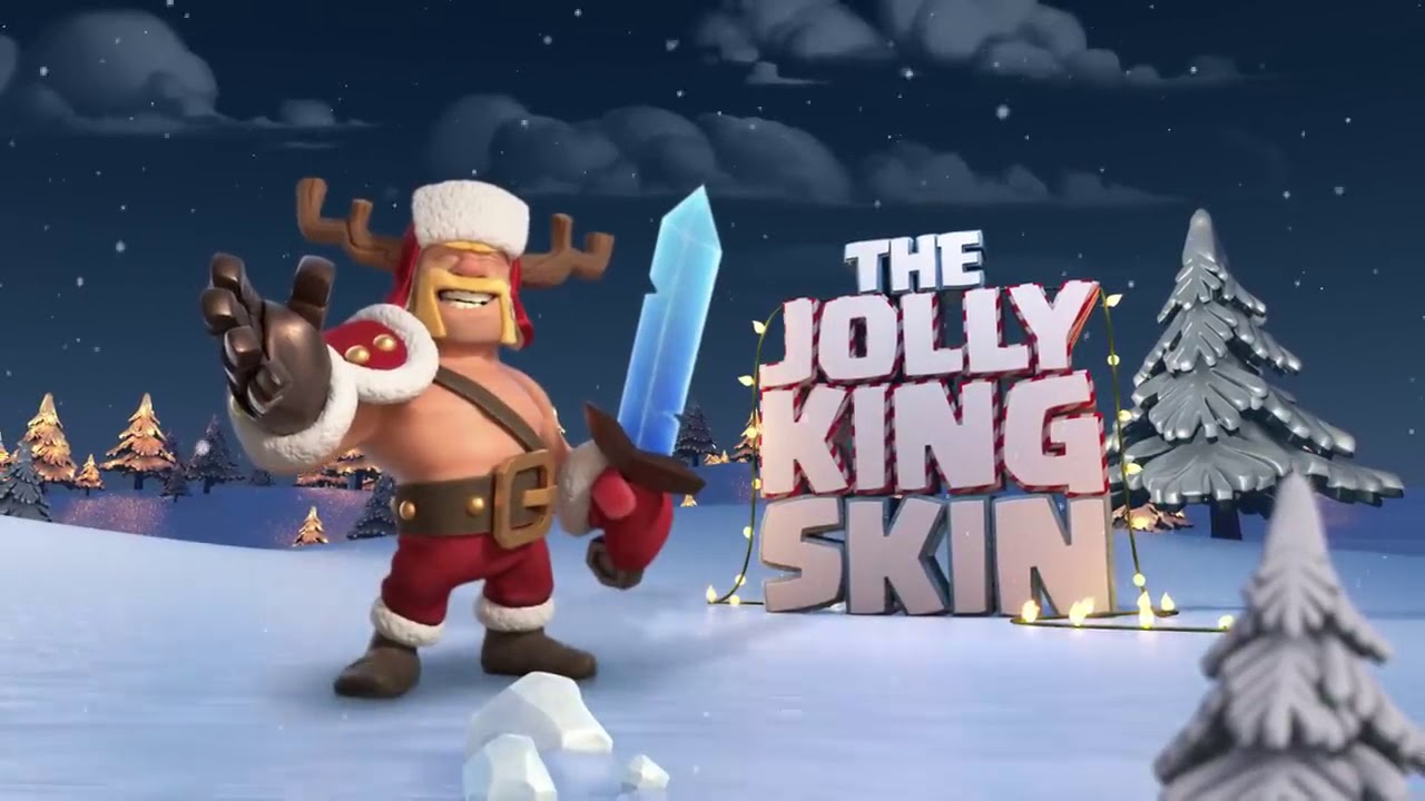THE JOLLY KING SKIN / CLASH OF CLANS - YouTube