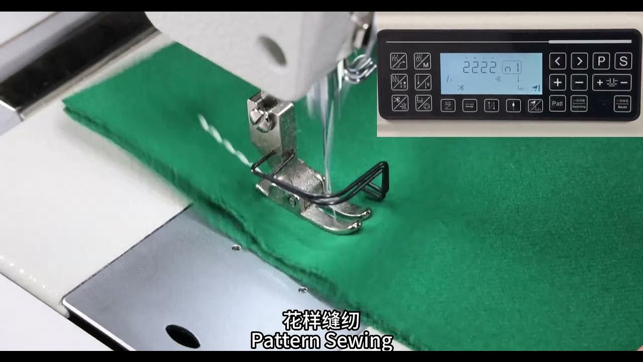 ZOJE A7100 HIGH SPEED SILENTINTELLIGENT LOCKSTITCH MACHINE - YouTube