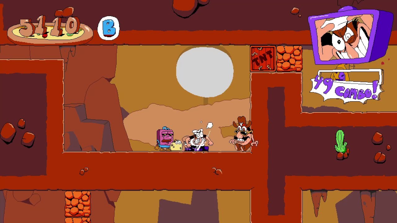 Pizza Tower - E43: Full moveset - YouTube