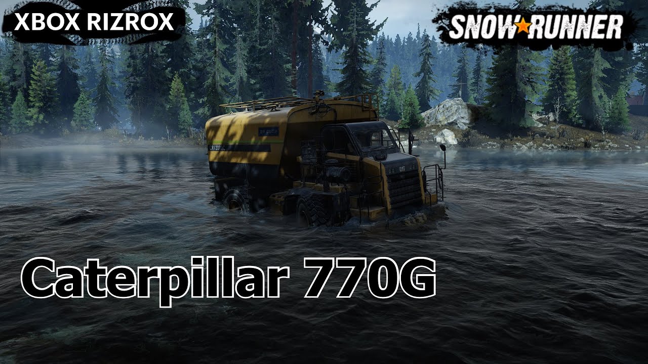 Snowrunner Caterpillar 770G ("G" to chyba skrót wiecie czego, bo do ...