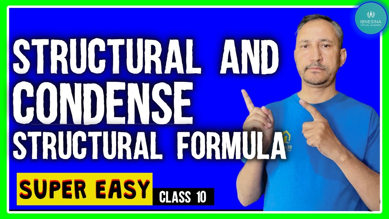 Structural and condense structural formula - YouTube