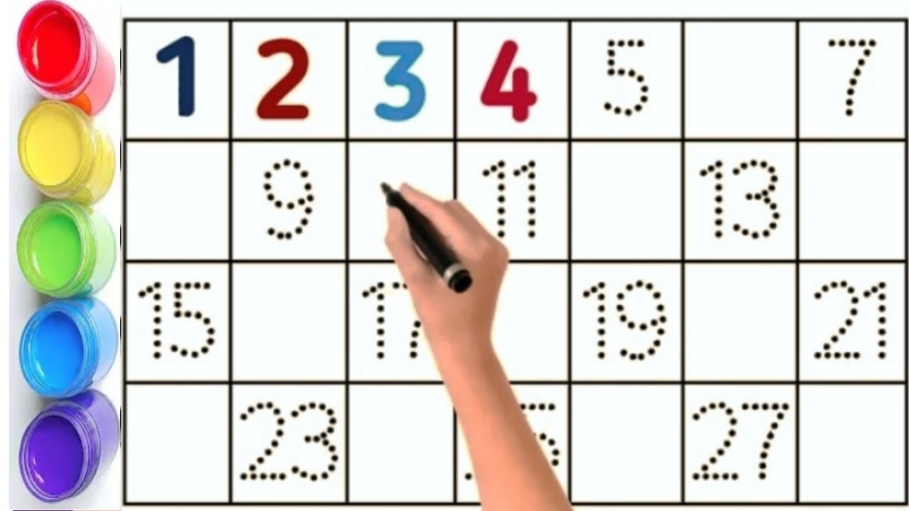 1 to 100, Counting 1 to 100, 123, 123 Numbers, Learn to count, Numbers ...