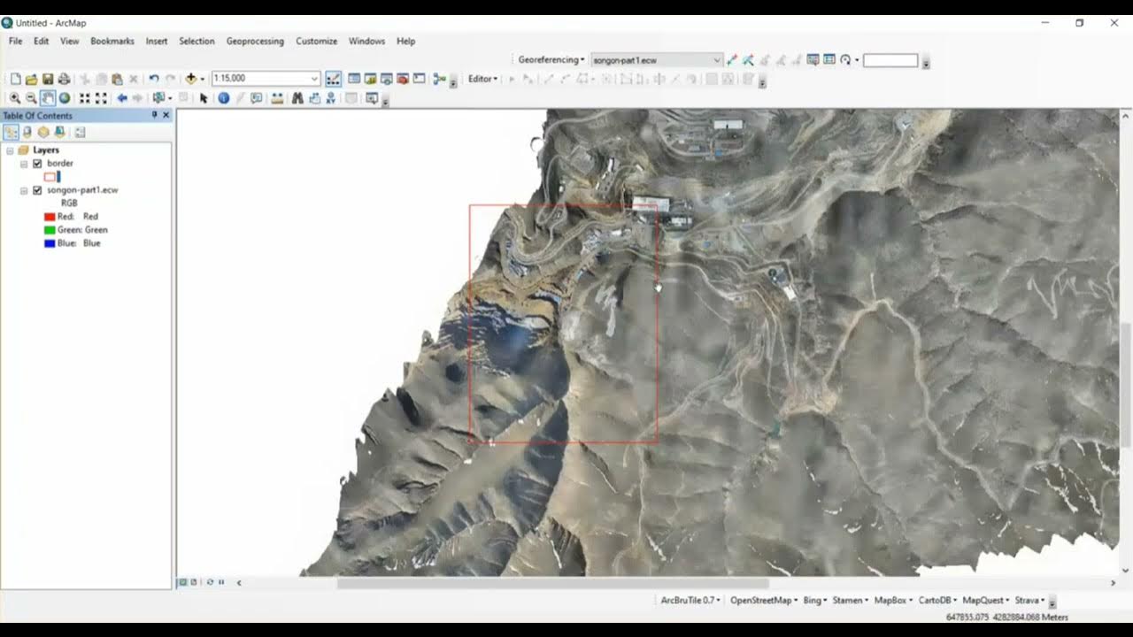 Clip raster file in Arc Gis - YouTube