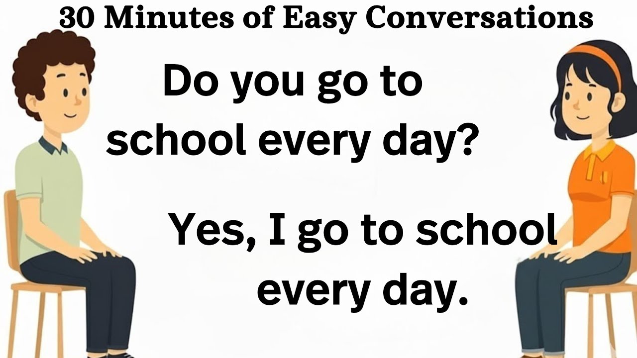 30 Minutes of Easy Conversations to Practice English Speaking and ...